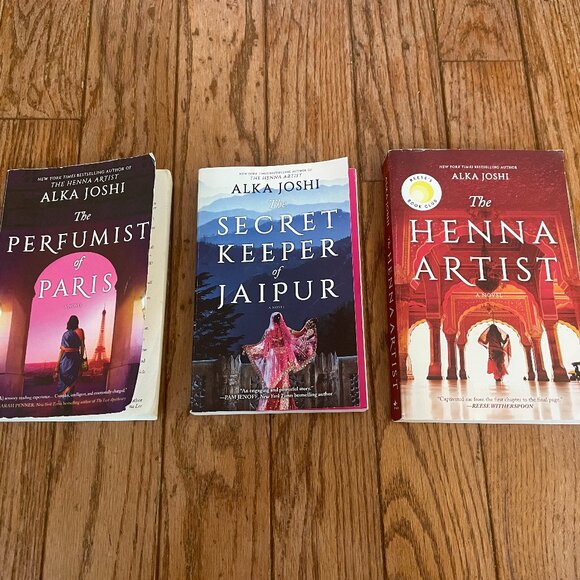 Accents | 3 Alka Joshi Books Henna Artist Secret Keeper Of Jaipur ...